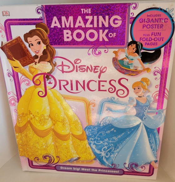 Disney | Toys | Amazing Book Of Disney Princesses Hardcover Cinderella ...